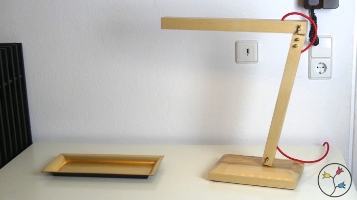 Eine LED-Tischlampe selbst bauen – Holzhandwerk